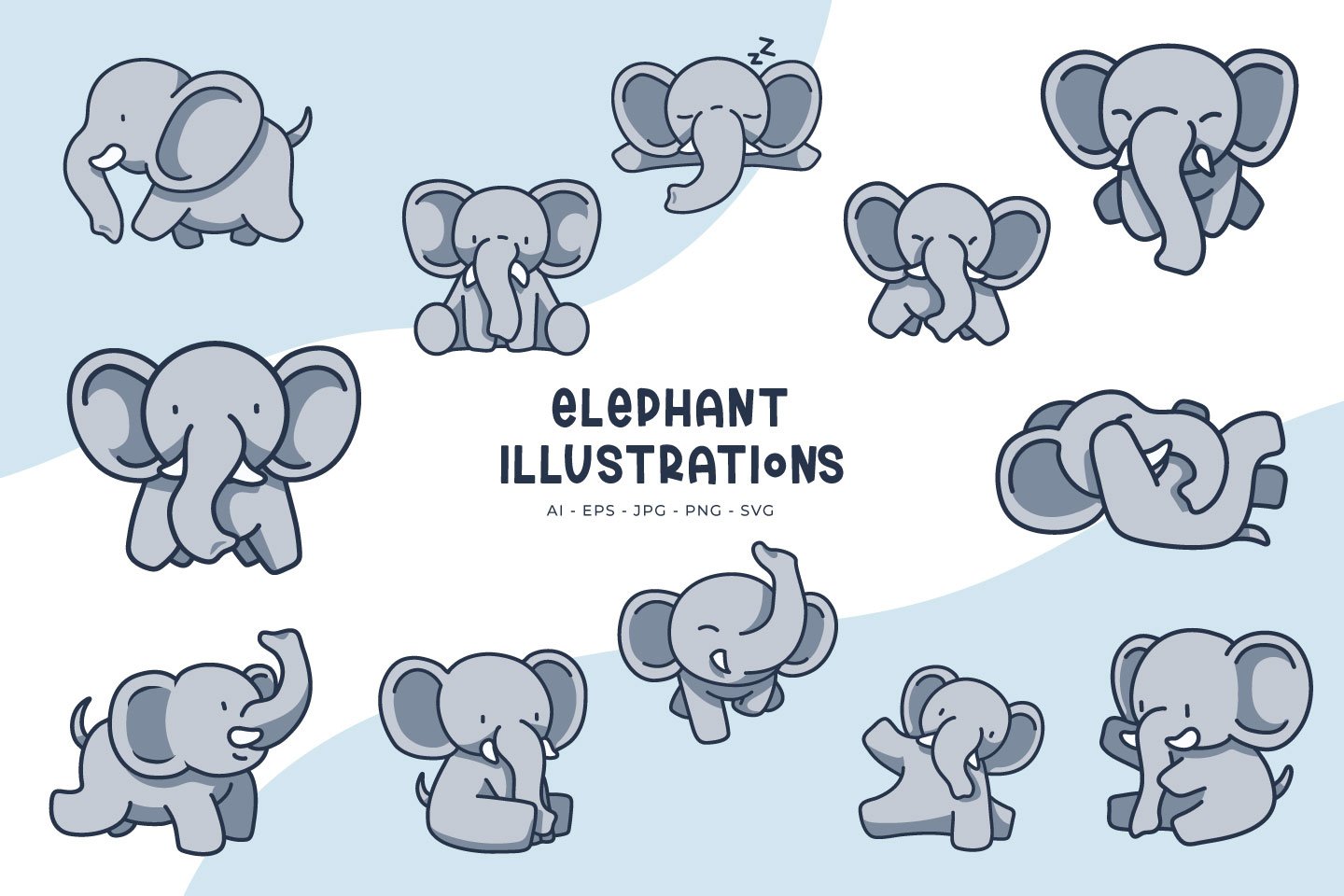 Elephant illustrations