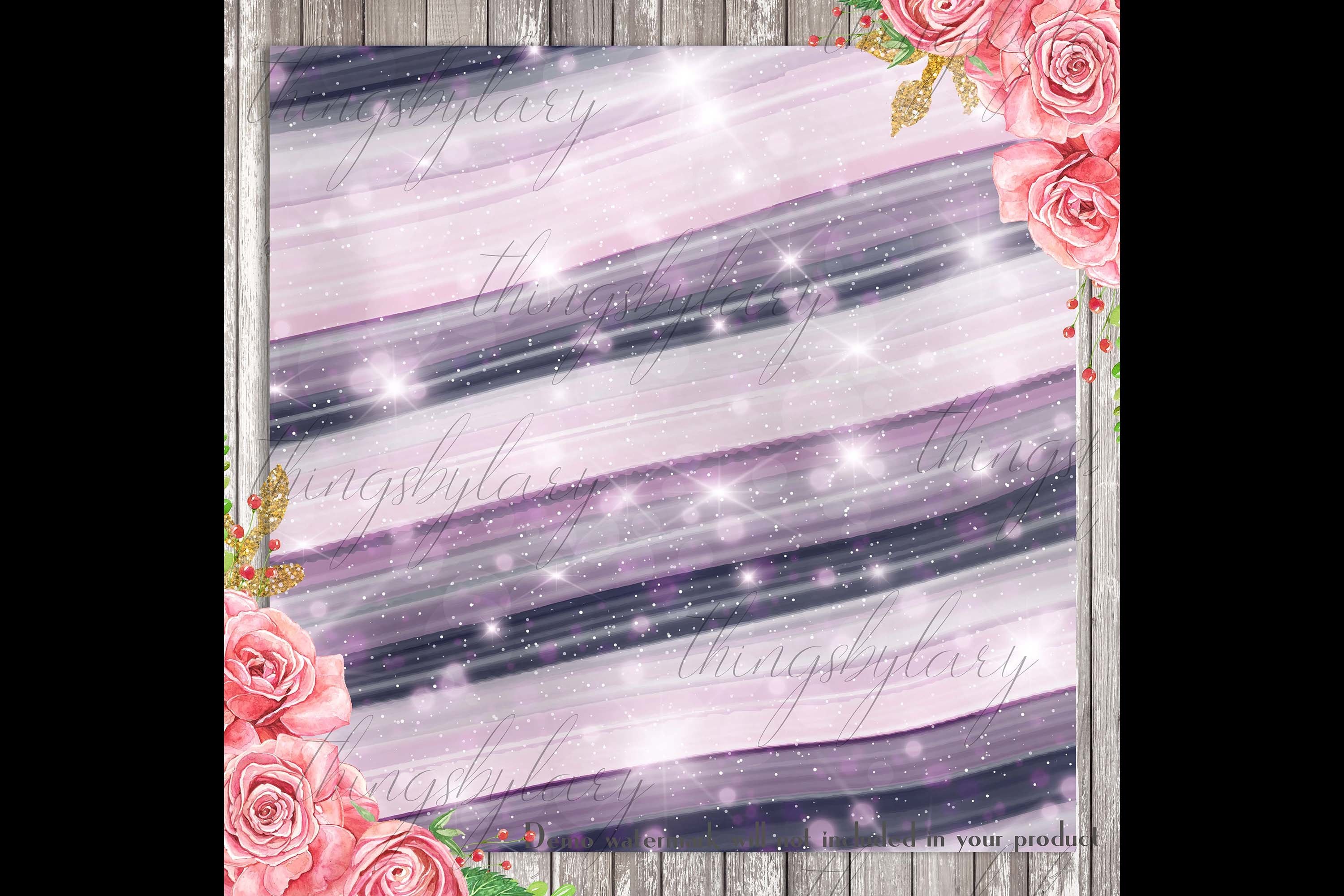 30 Fantasy Galaxy Rainbow Starry Night Sky Digital Papers (292883 ...