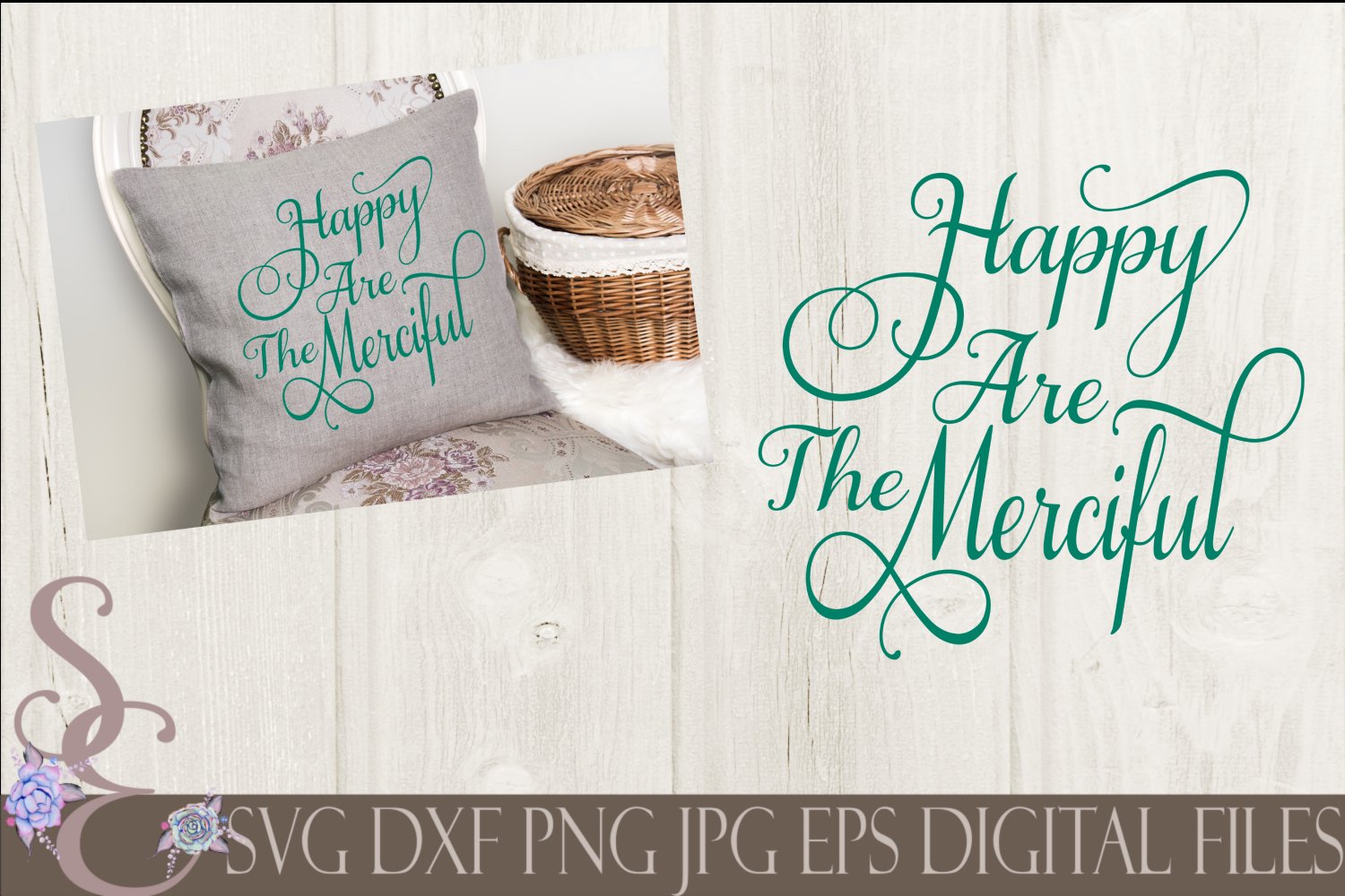 Happy Are The Merciful (95001) | SVGs | Design Bundles