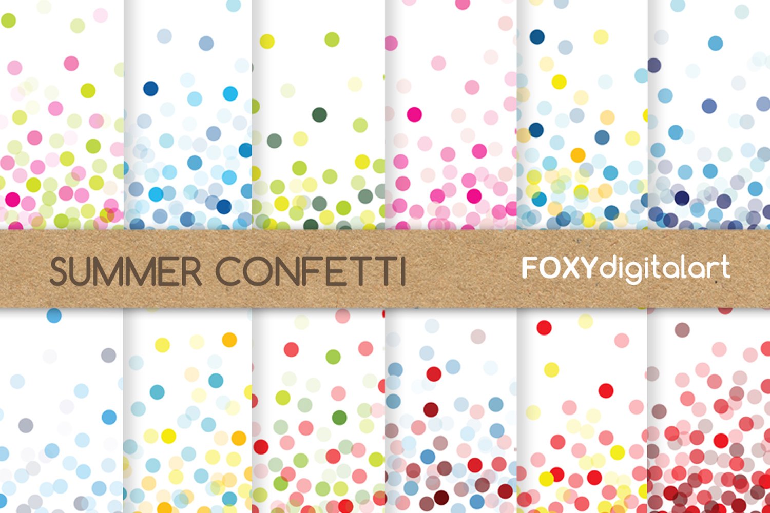 Confetti digital paper scrapbook diy wedding invitations (278754 ...