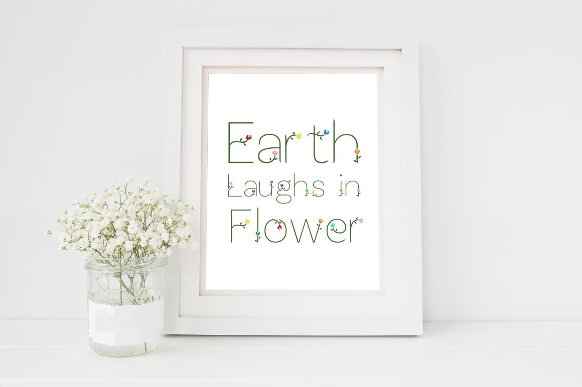 Bunga font (53205) | Regular | Font Bundles