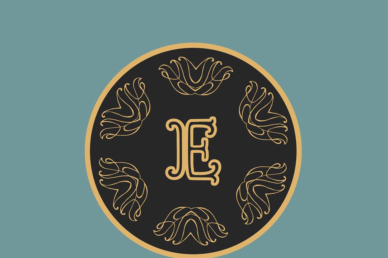 Monogram logo template (775019) | Decorations | Design Bundles