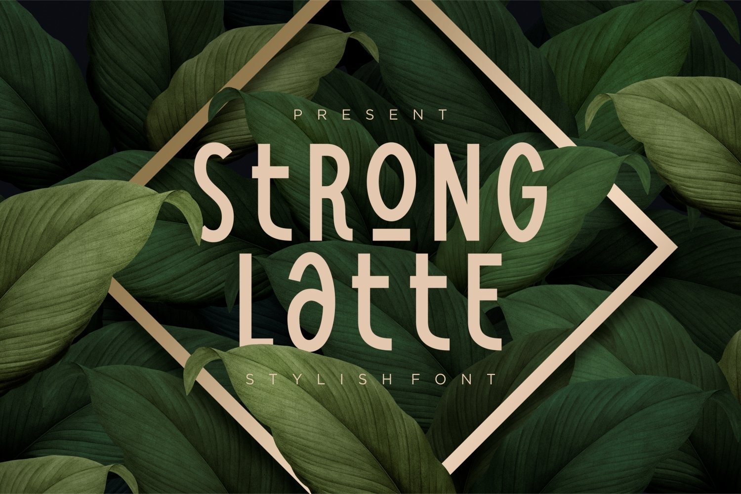 Strong Latte - Stylish Display Font