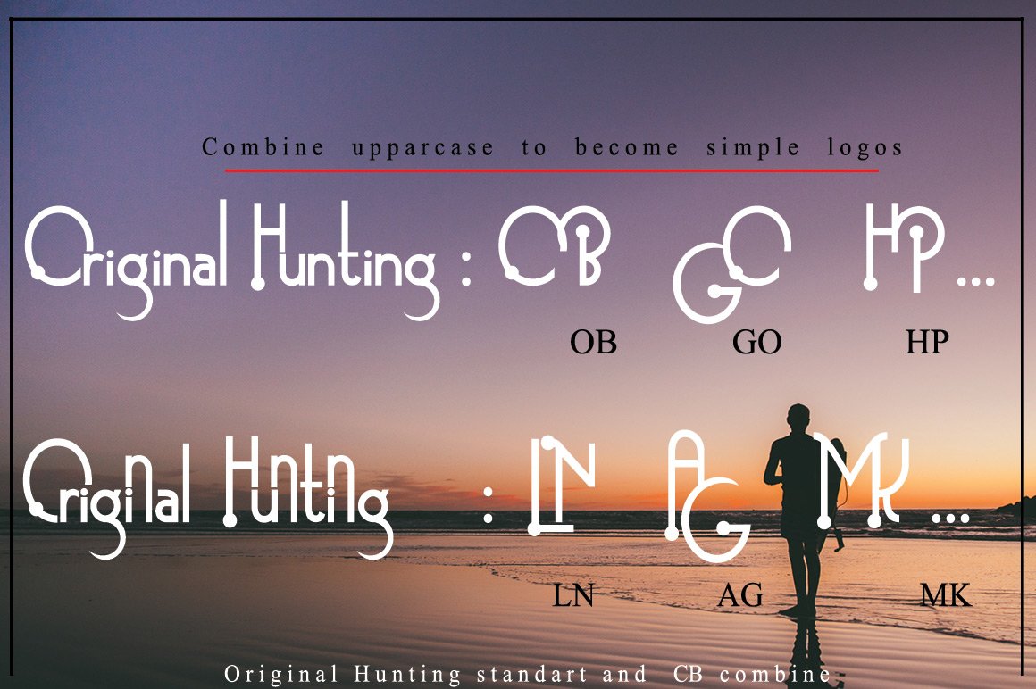 Original Hunting (39003) | Sans Serif | Font Bundles