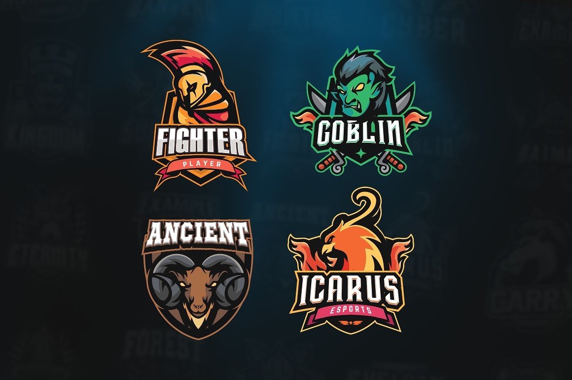 Sports and Esports Logo Creator (184743) | Logos | Design Bundles