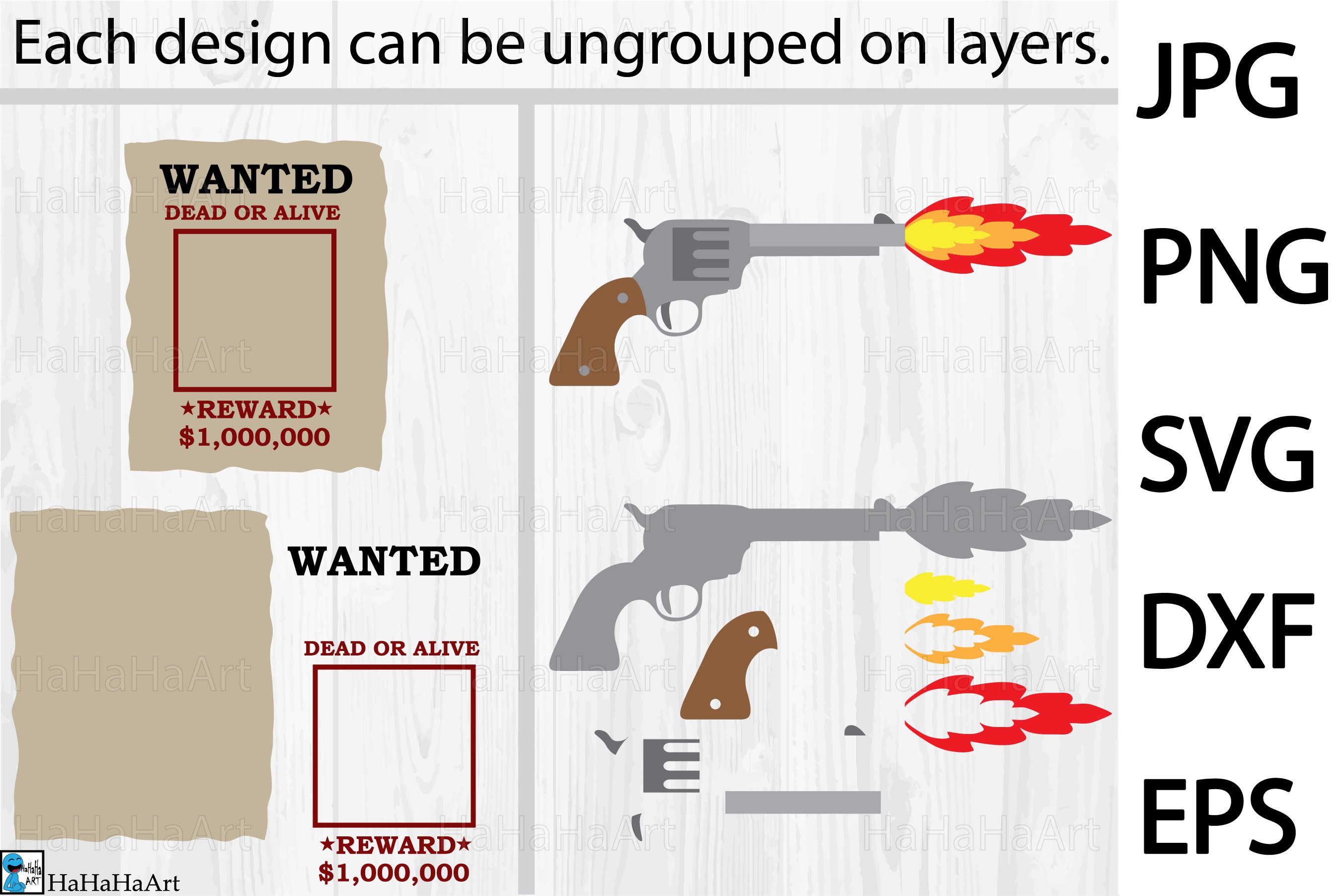 Props Cowboy - Clip art / Cutting Files 323c (480006) | Decorations ...