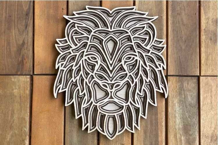 Lion (730871) | Laser Engraving | Design Bundles