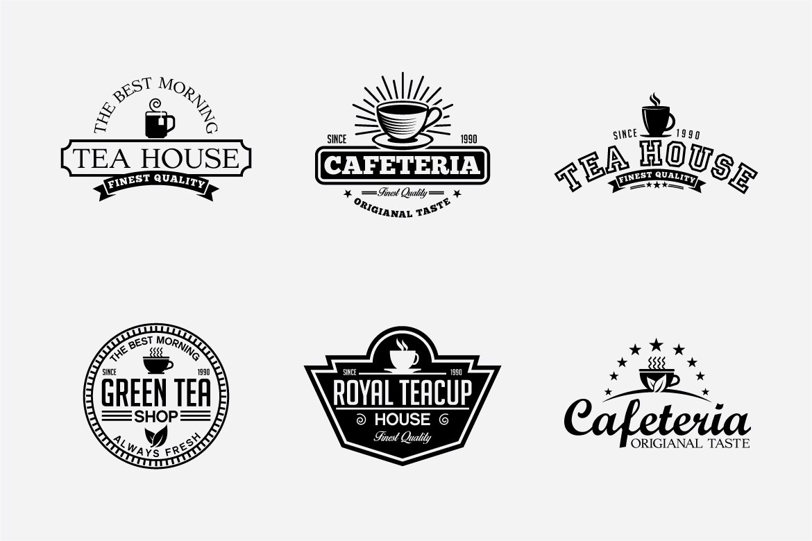 Tea Vintage Labels (425604) | Logos | Design Bundles
