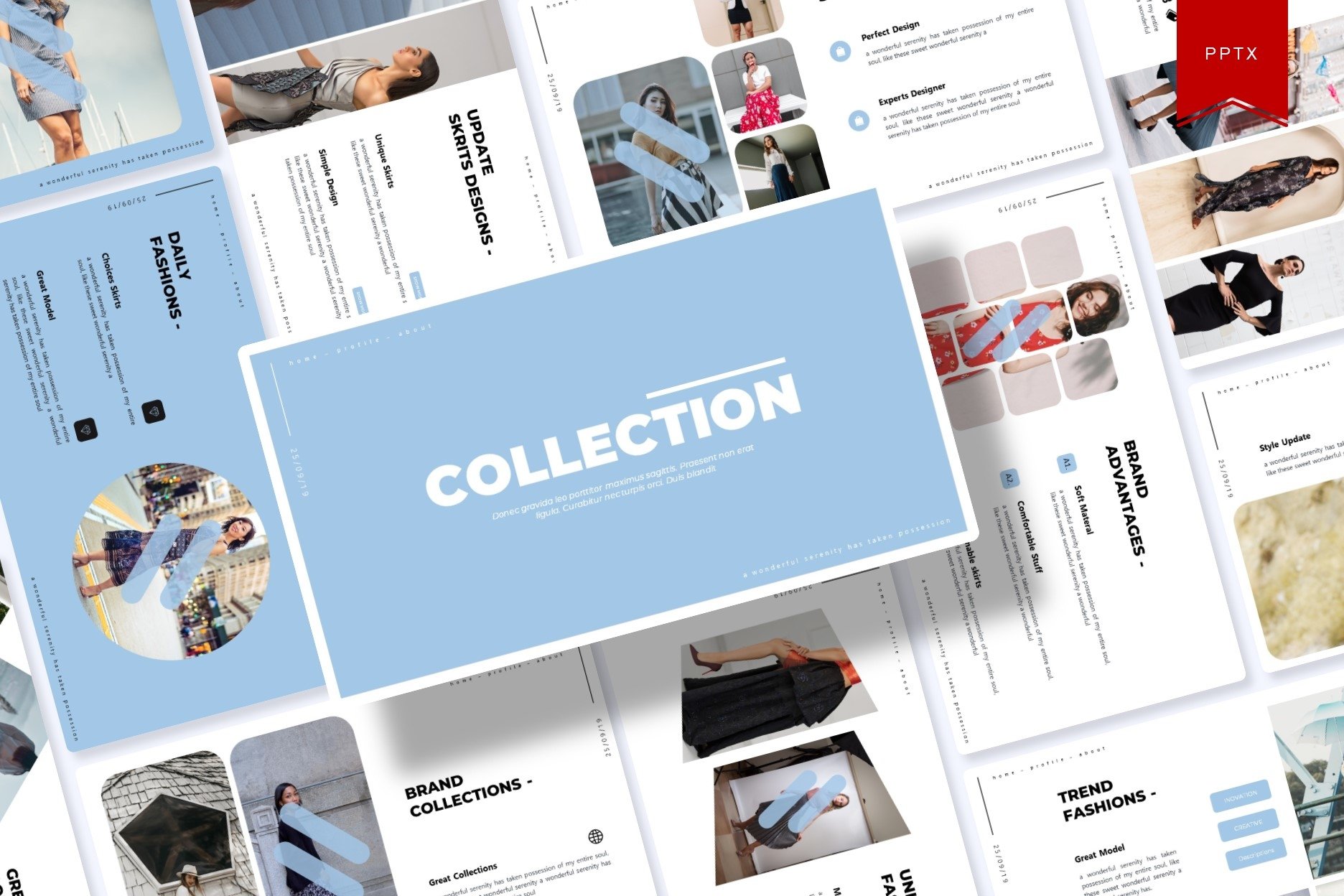 Collection | Powerpoint Template (800137) | Powerpoint | Design Bundles