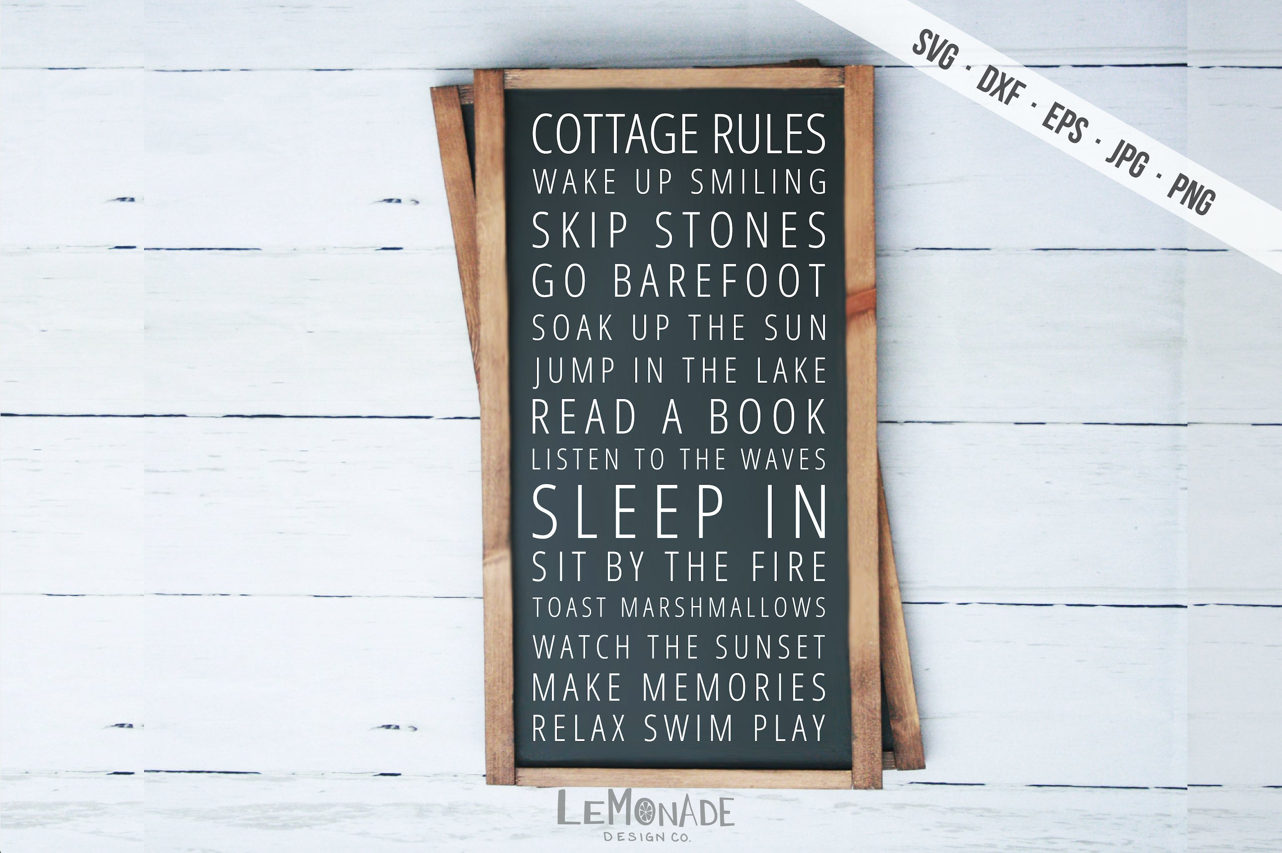 Cottage Rules SVG, Digital Cutting File (472670) | SVGs | Design Bundles