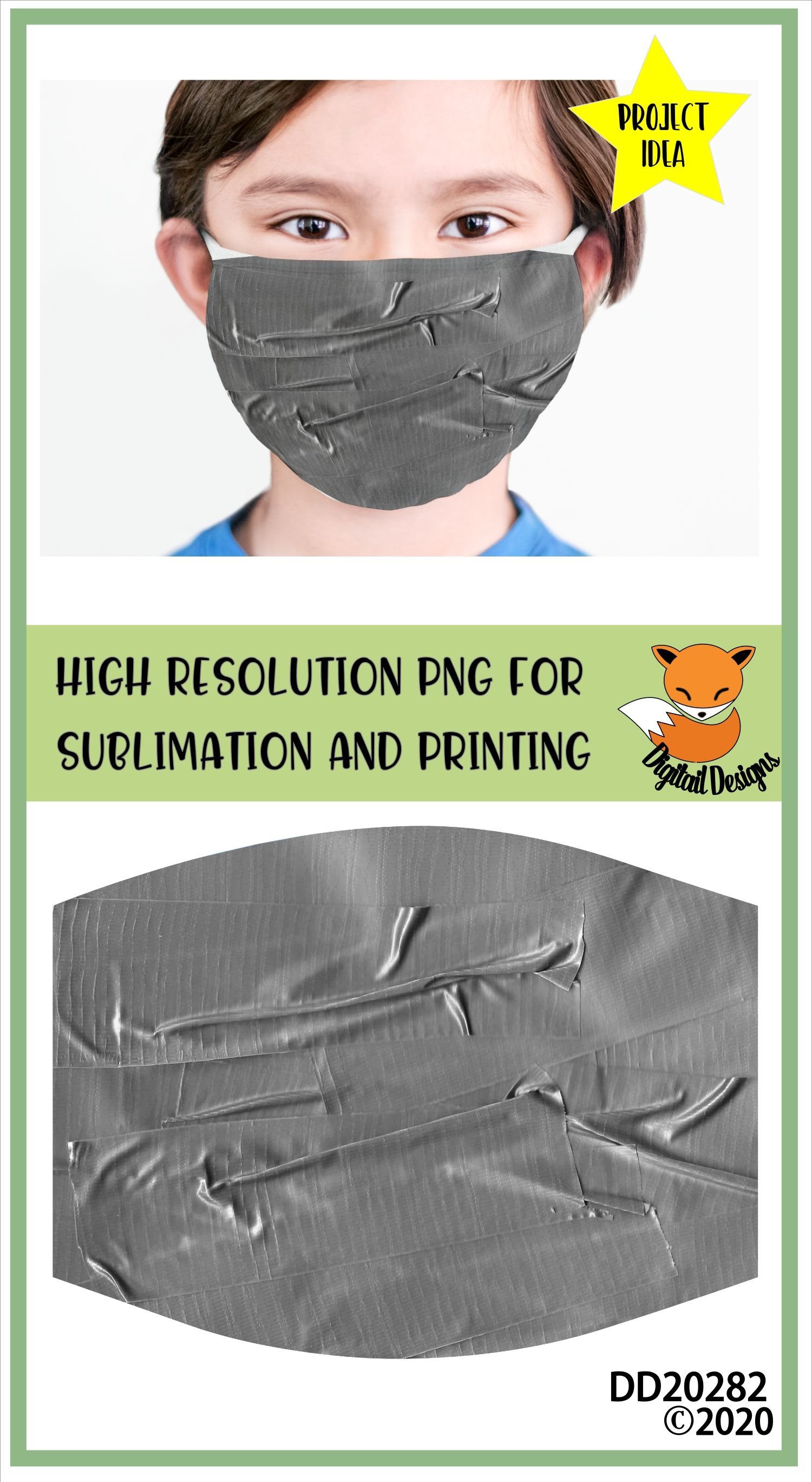 Duct Tape Sublimation Design For Face Masks (902117) | Sublimation ...