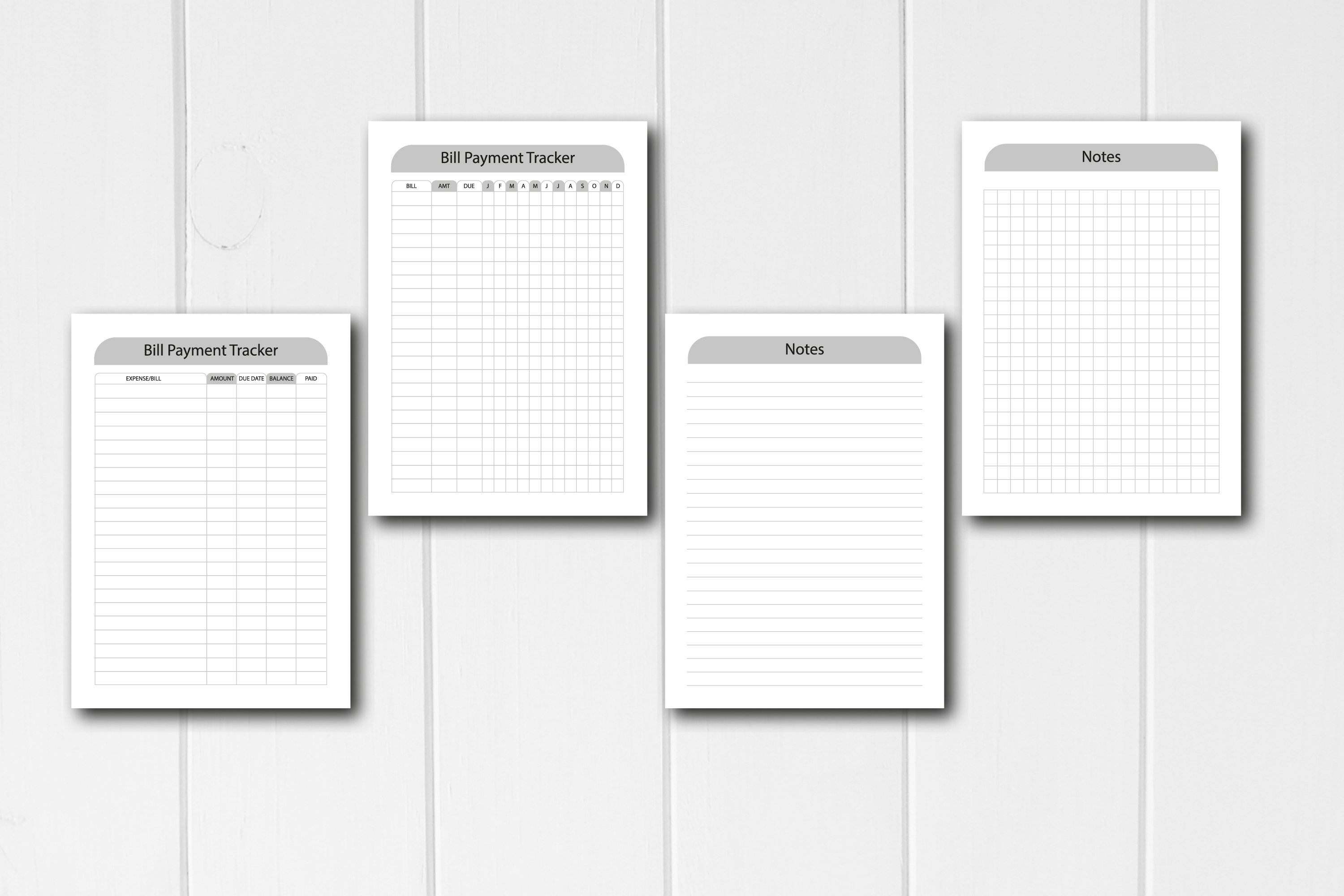 Finance & Budget Planner,Budget Tracker Printable set PDF A4 (1190705 ...