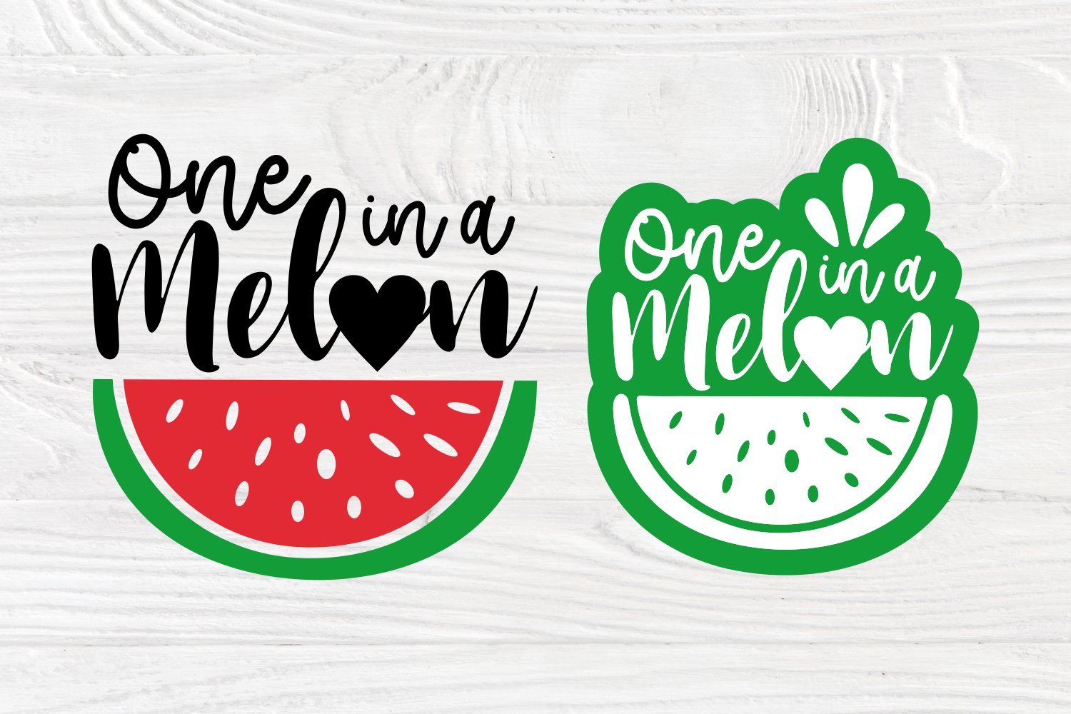 One in a Melon SVG Bundle, Watermelon svg, Summer Quotes Svg (720403 ...