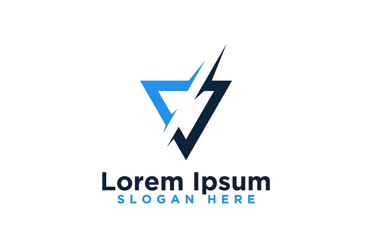 Blue Rectangle Logo Designs Vector Illustration (697120) | Logos ...