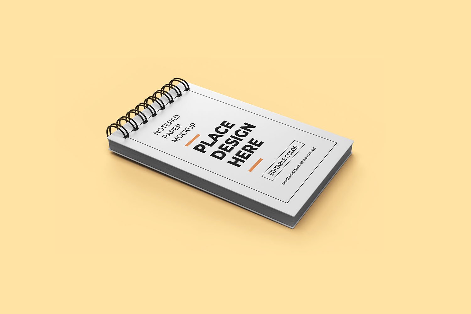 Notepad Paper 3D Mockup Template Photoshop (1194708) | Mockups | Design ...