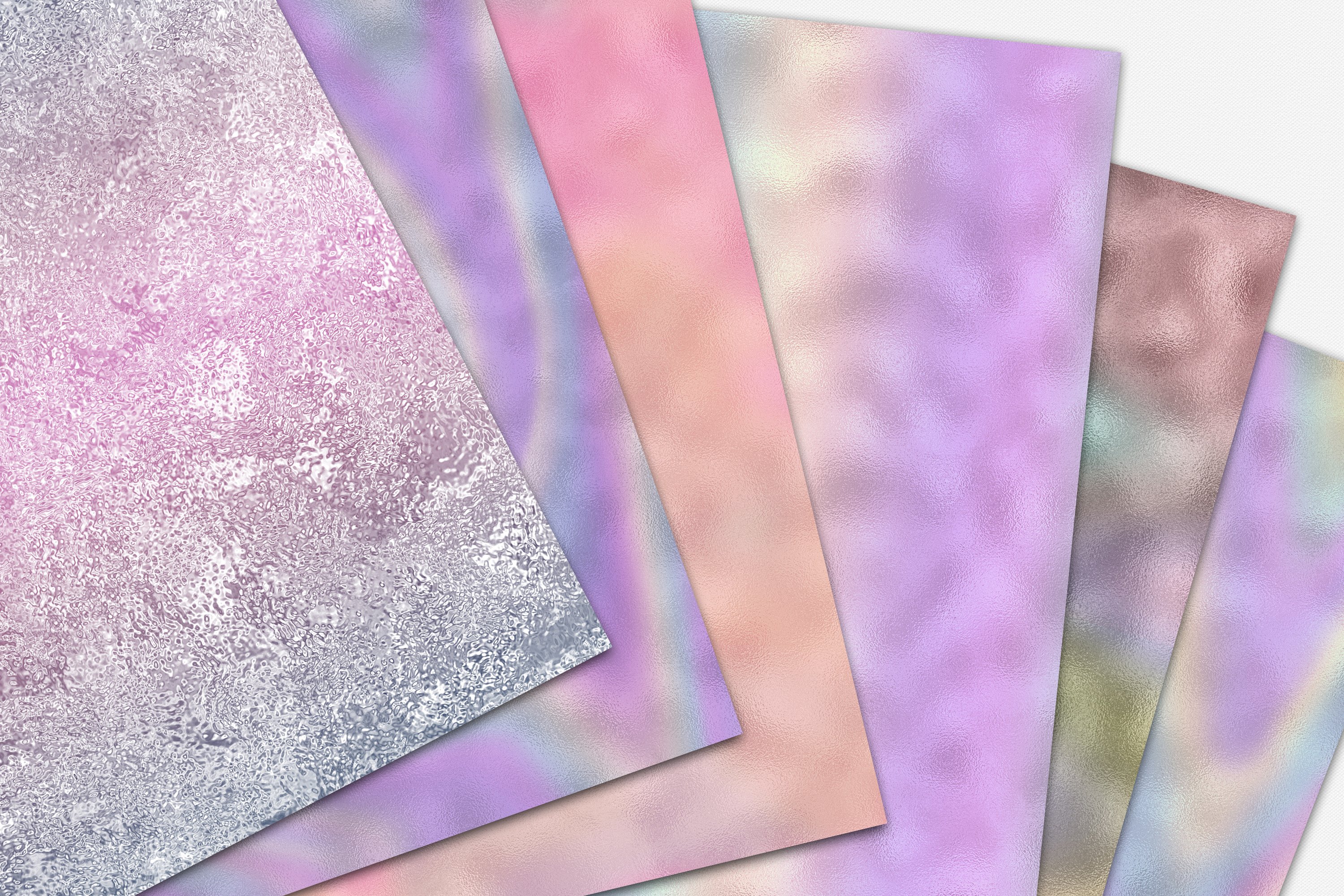 10 Iridescent Textures - Seamless Holographic Foil (227189 ...