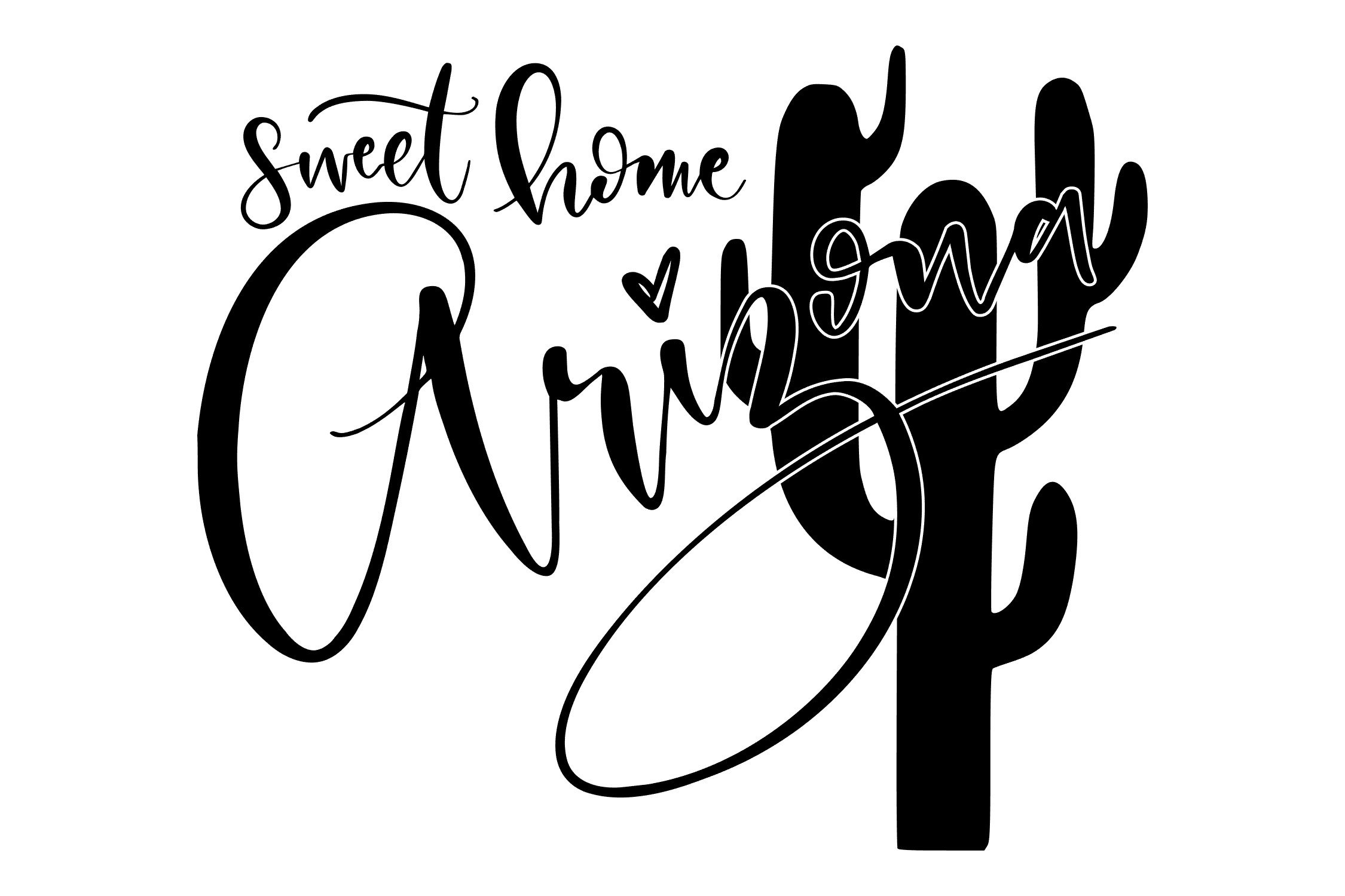 Sweet Home Arizona - SVG PNG EPS (121295) | Cut Files | Design Bundles