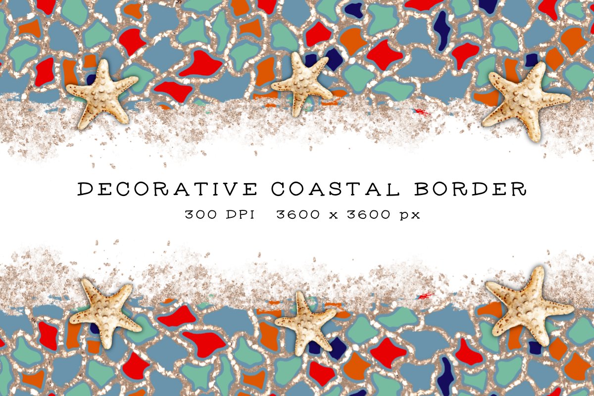 Starfish Border Clipart