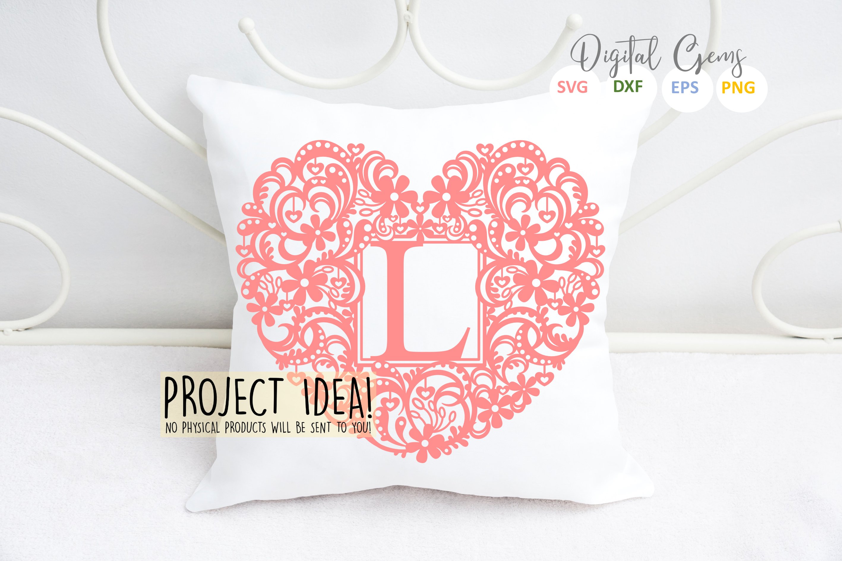 Letter L paper cut design. SVG / DXF / EPS / PNG files (228814) | SVGs ...