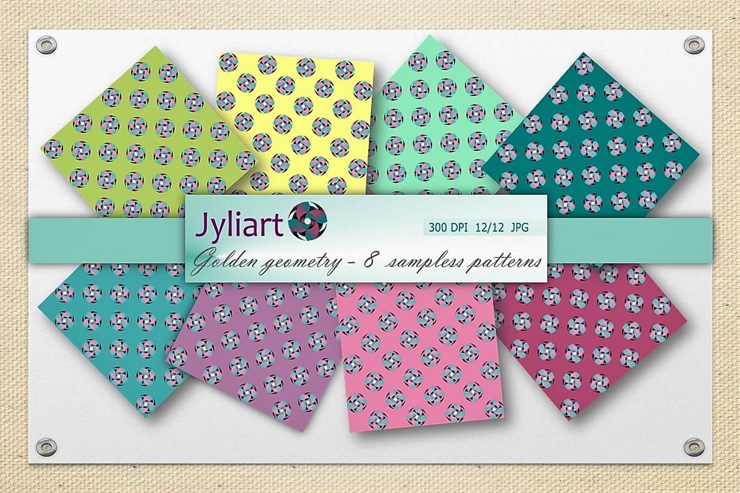 Flower of luck, Floral Papers, Digital Floral, (118969)