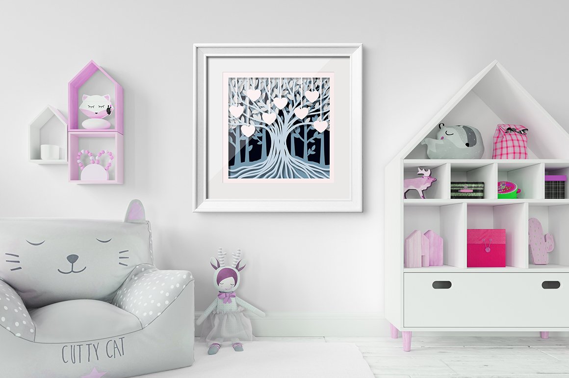 Layered papercut | paper cut| Tree papercut