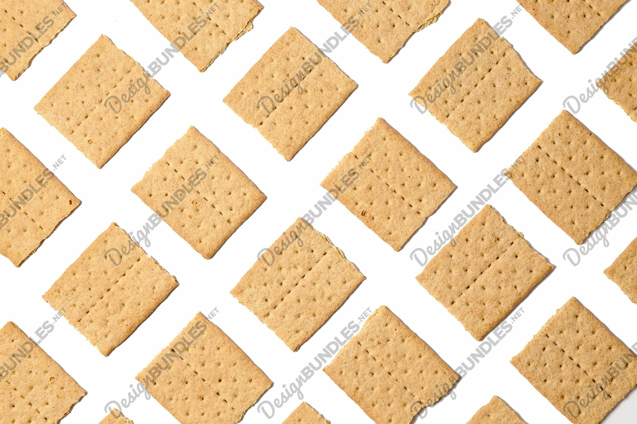 Pattern of graham crackers squares. (1431775) | Food and Drink | Design ...