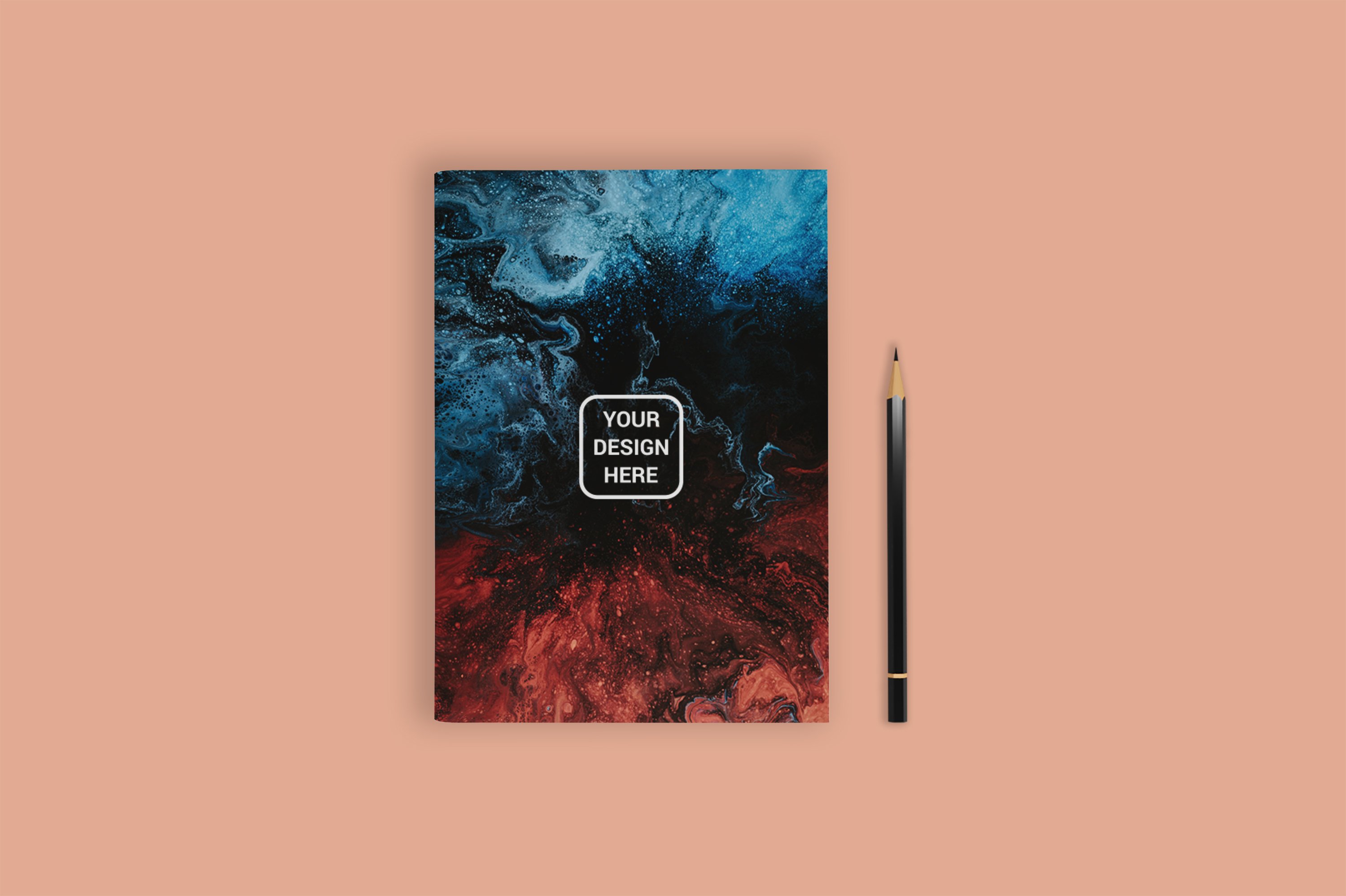 Notebook mock-up.