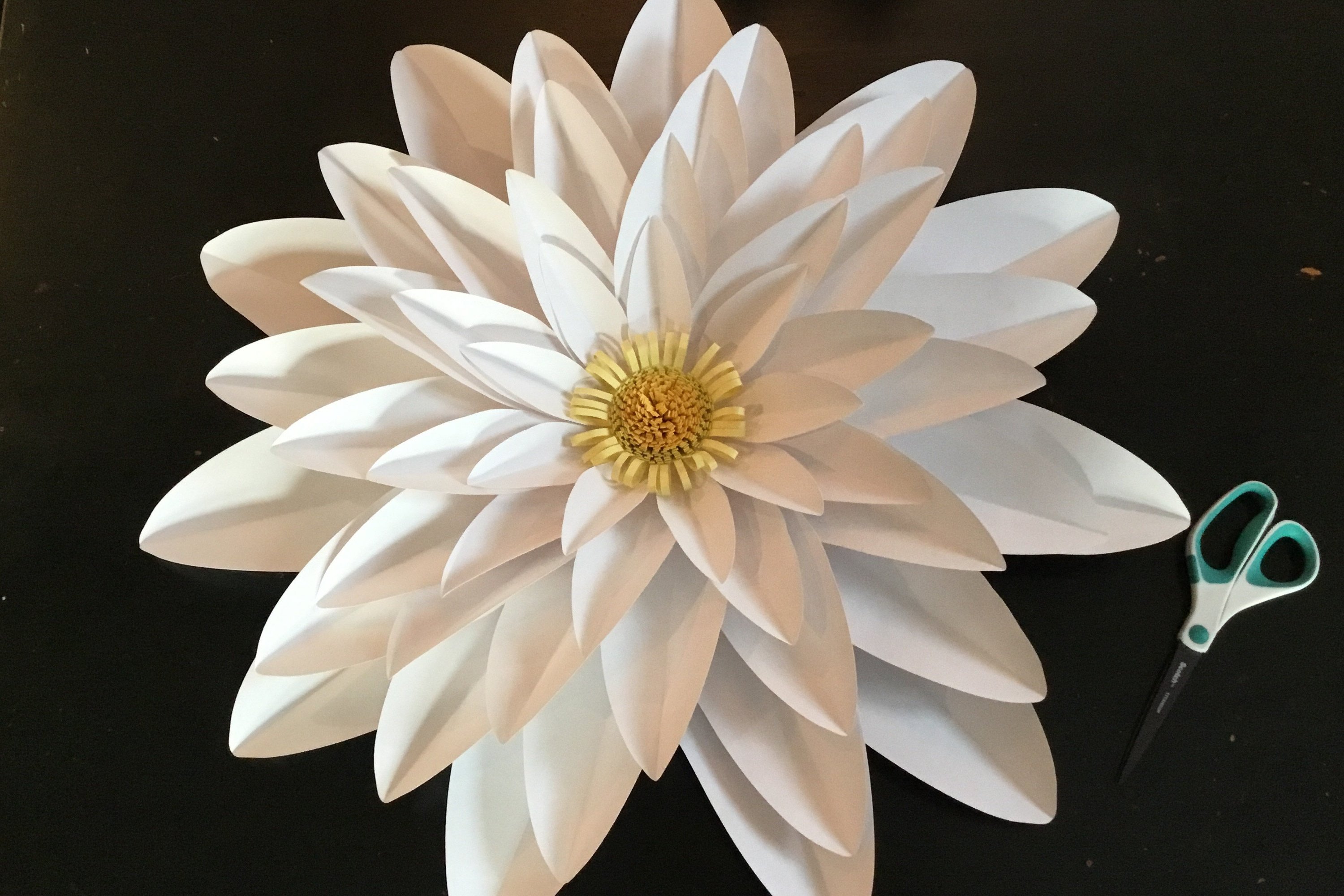 Giant Paper Flower Template SVG DIY Paper Flower SVG PDF DXF 122817 Cut Files Design Bundles