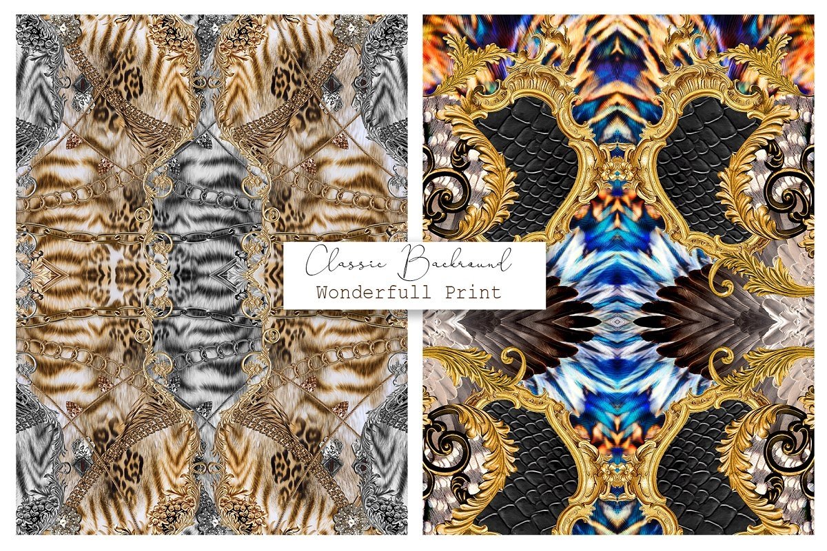 Classic Prints (227470) | Patterns | Design Bundles