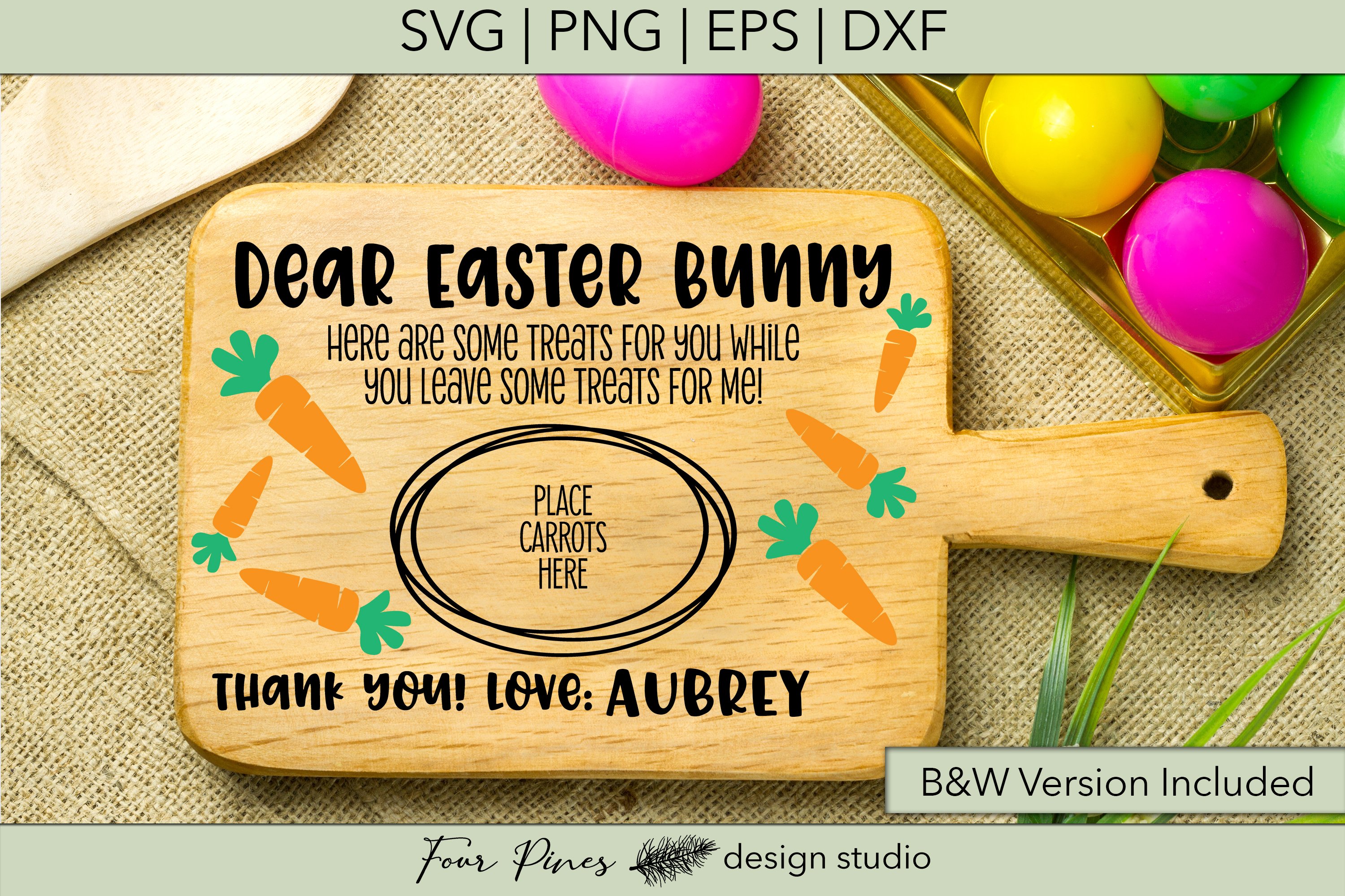 Dear Easter Bunny Add Your Own Name - 2 files included! V.2 (424289 ...