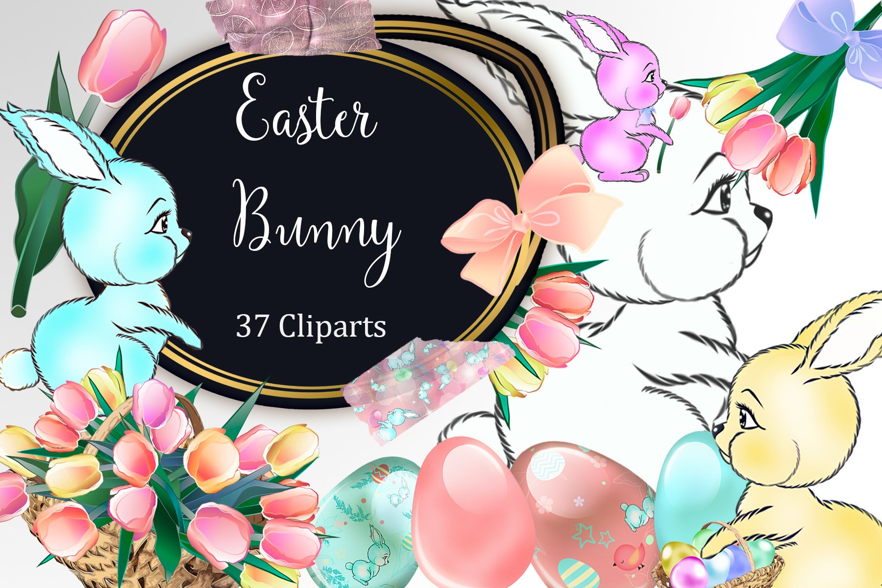 Easter Bunny Clipart (520051)