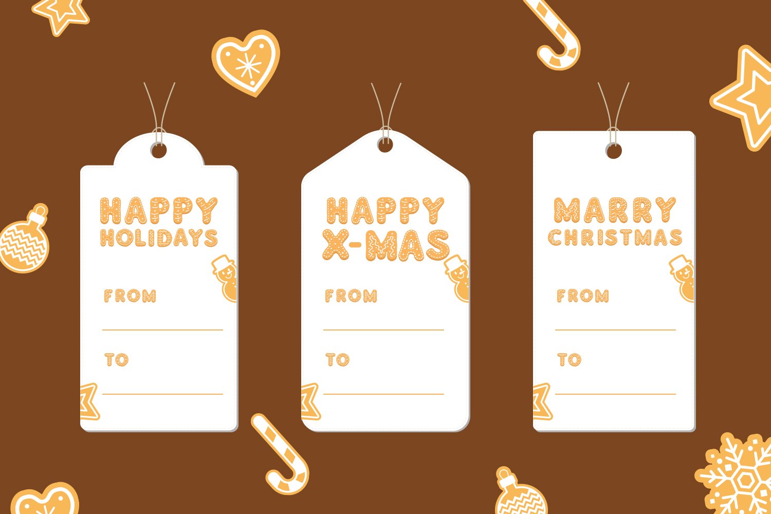 Gingerbread Alphabet Set