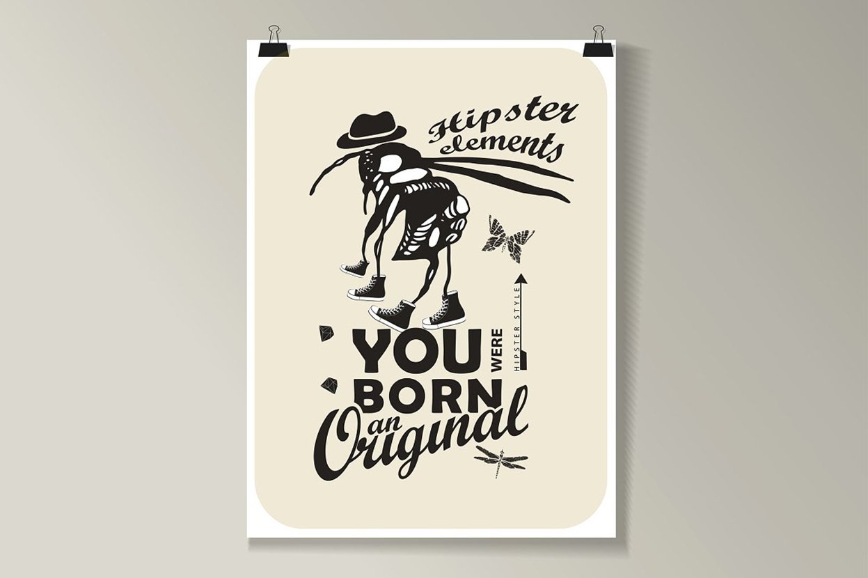 Funny Quote posters (805013) | Backgrounds | Design Bundles