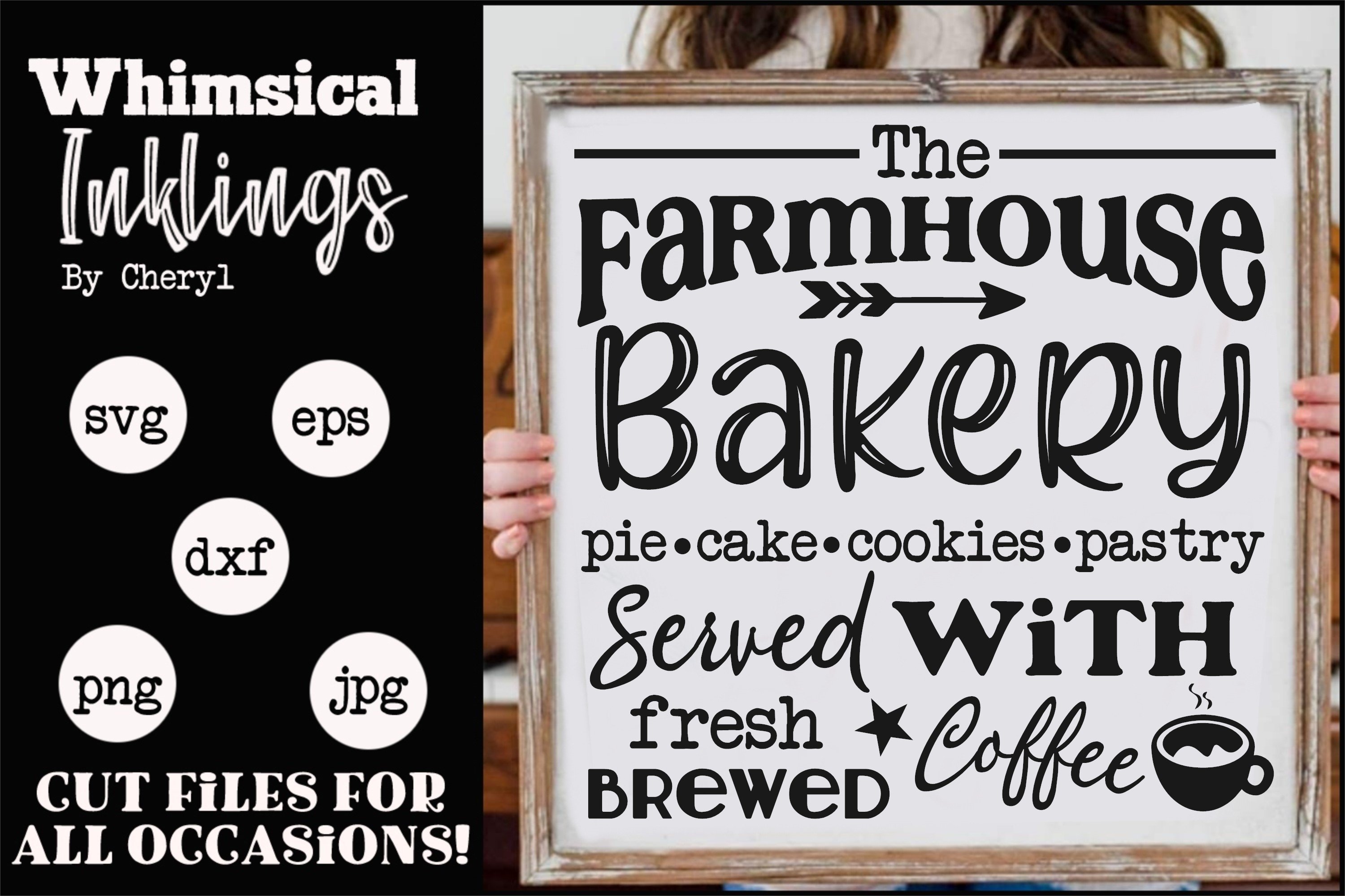 The Farmhouse Bakery SVG (606520) | Cut Files | Design Bundles
