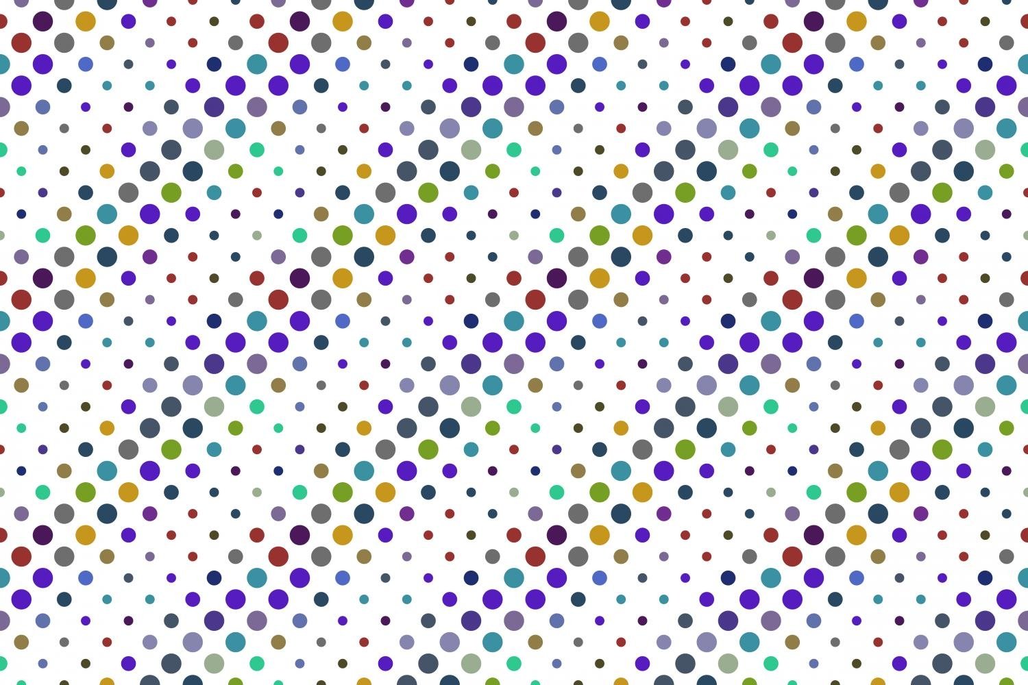 24 Seamless Colorful Dot Patterns (316316) | Patterns | Design Bundles