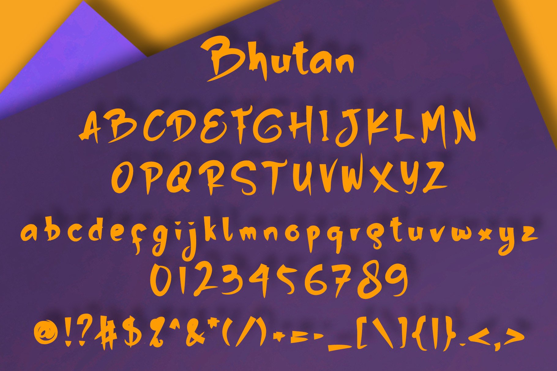 Bhutan | Display Font (381731) | Display | Font Bundles