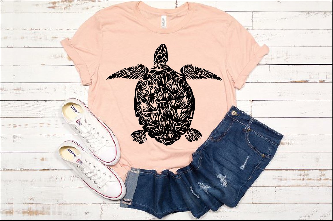 Turtle SVG COWABUNGA Dude Wildlife boho Ninja 1250s (211738) | SVGs ...