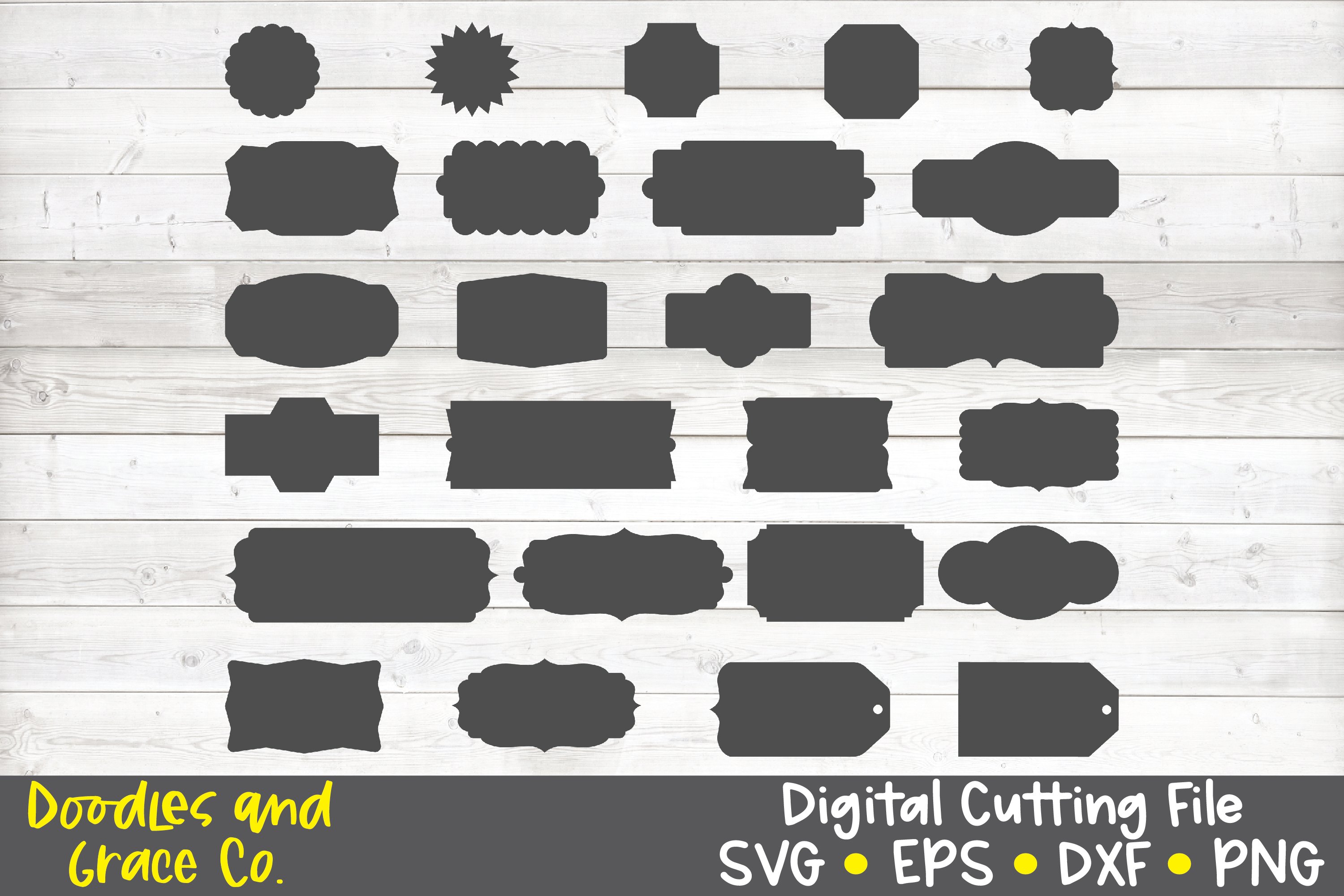 Labels SVG - Tags SVG - PNG - EPS - DXF (472850) | SVGs | Design Bundles