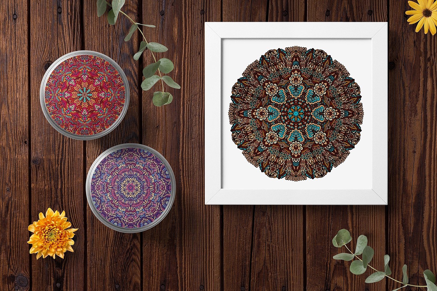 20 Mandalas Coloring pages for adults vol.3 (1052167) | Coloring Pages ...