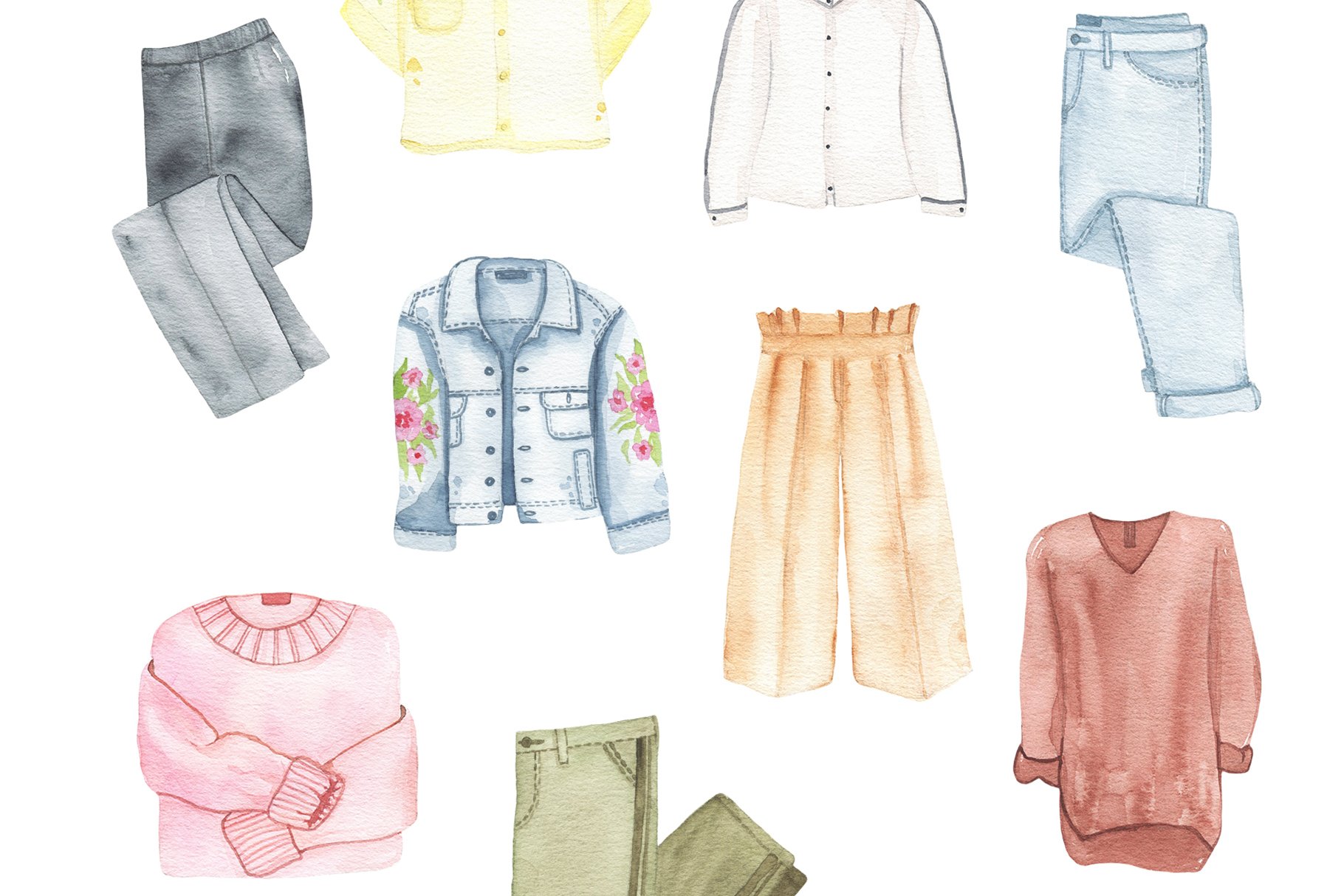 Outfit Creator - fashion clothes (406512) | Illustrations | Design Bundles