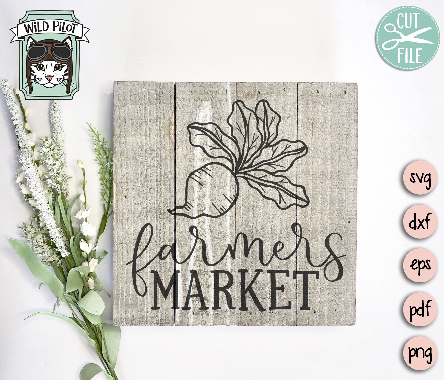 Farmers Market SVG, Farmers Market Cut File, Kitchen SVG (1151024 ...