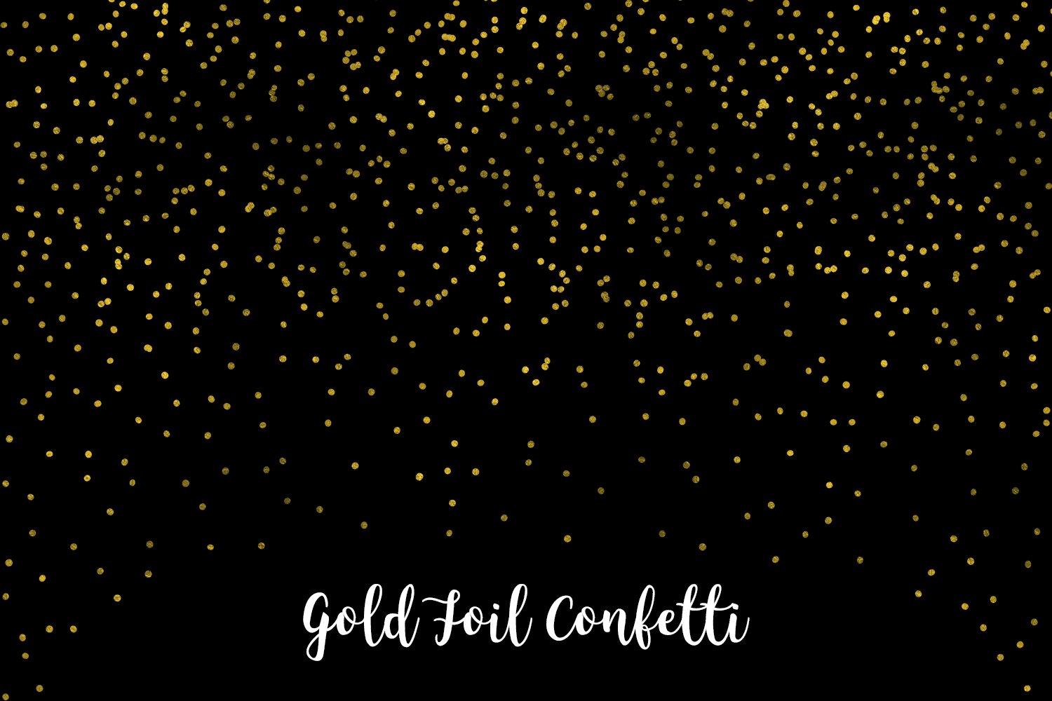 Gold Foil Confetti, Transparent PNG (210596) | Decorations | Design Bundles