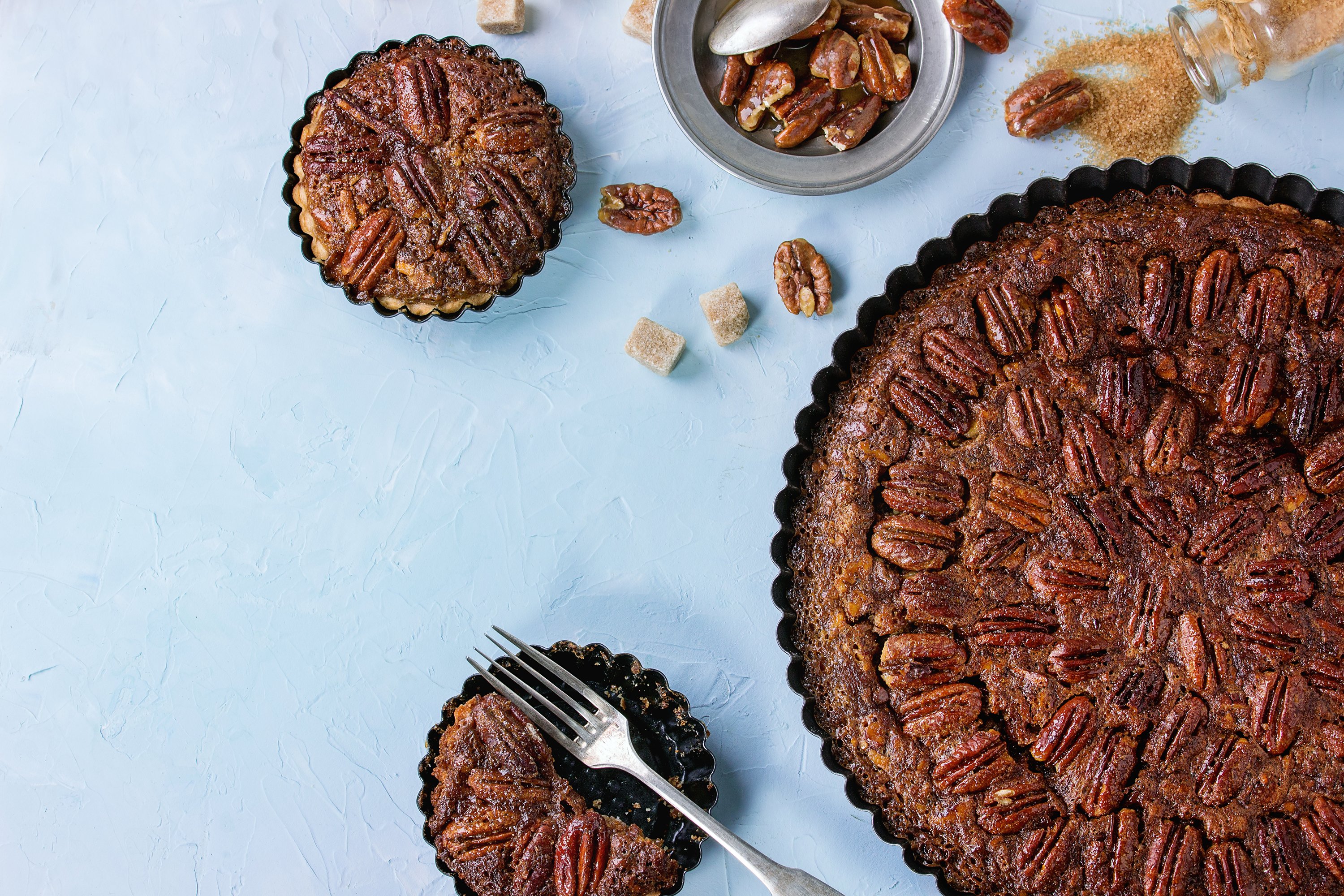Caramel pecan pie (596560) | Food and Drink | Design Bundles