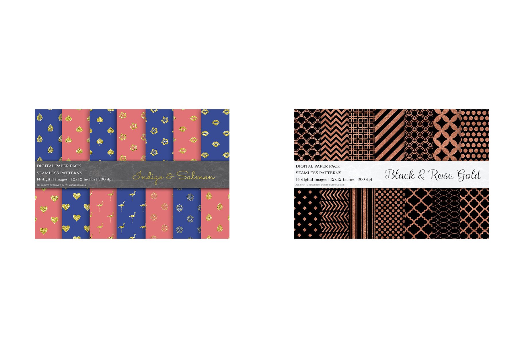 Seamless Patterns Bundle (577307) | Patterns | Design Bundles