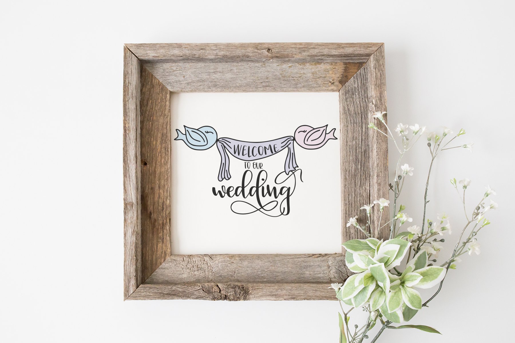 Welcome to Our Wedding SVG | Wedding Sign SVG