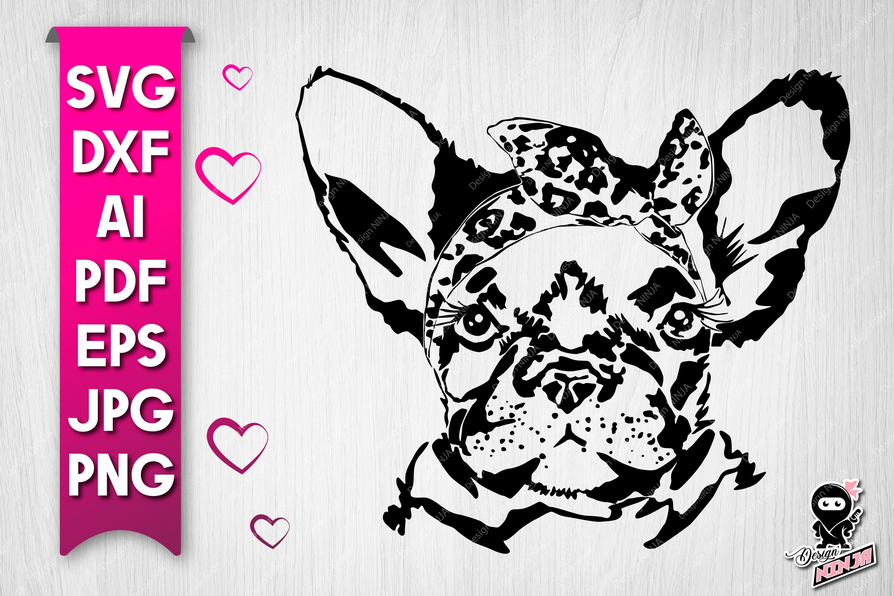 Cute dog portrait. Puppy cut svg file (1358803) | SVGs | Design Bundles