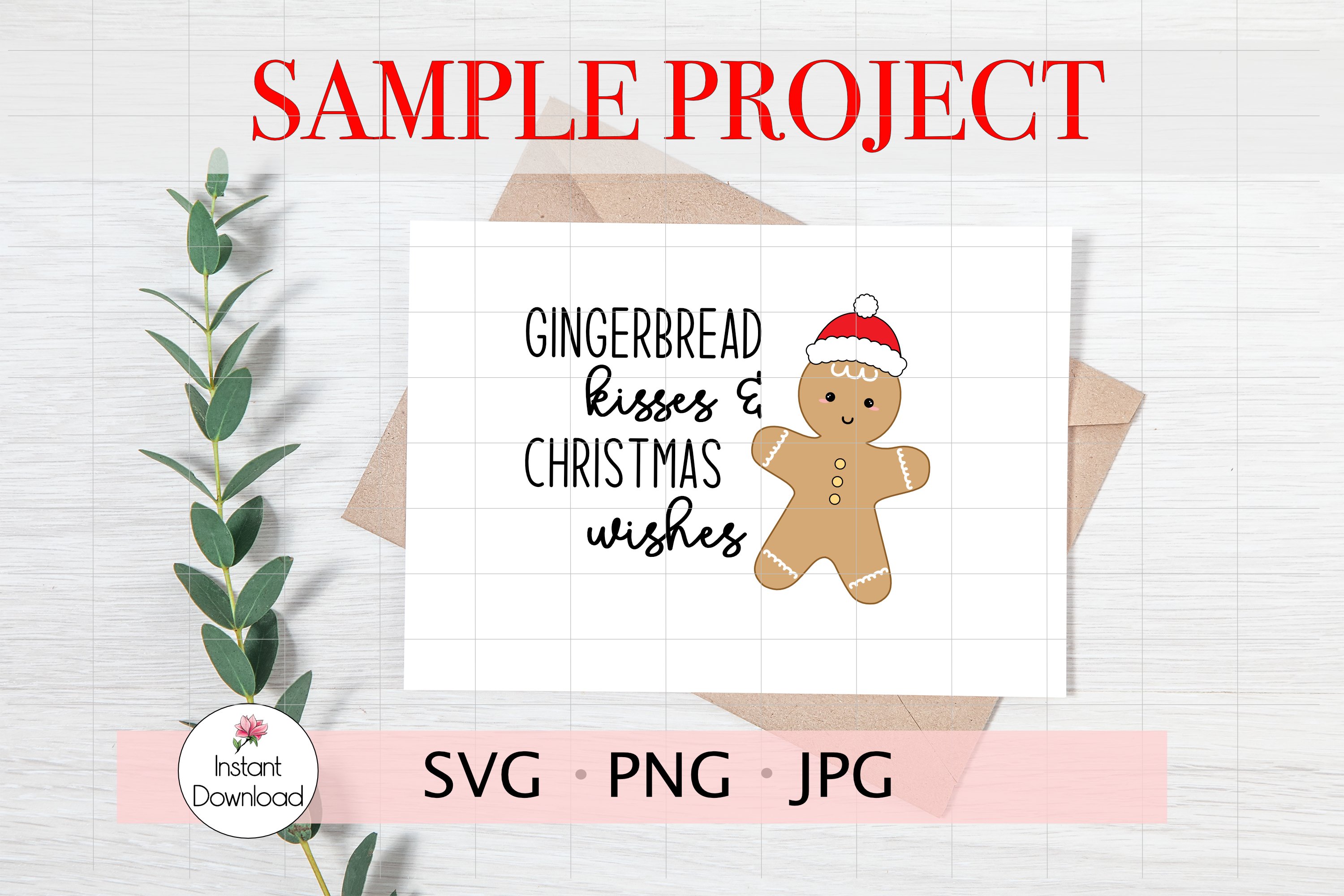 Gingerbread Man SVG, Gingerbread Man Cut File (1036590) | Cut Files ...