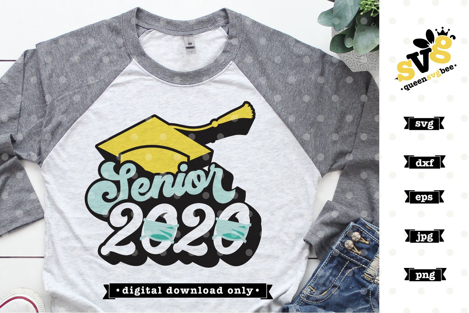 2020 Senior Graduation Quarantine svg file (537484) | Cut Files ...