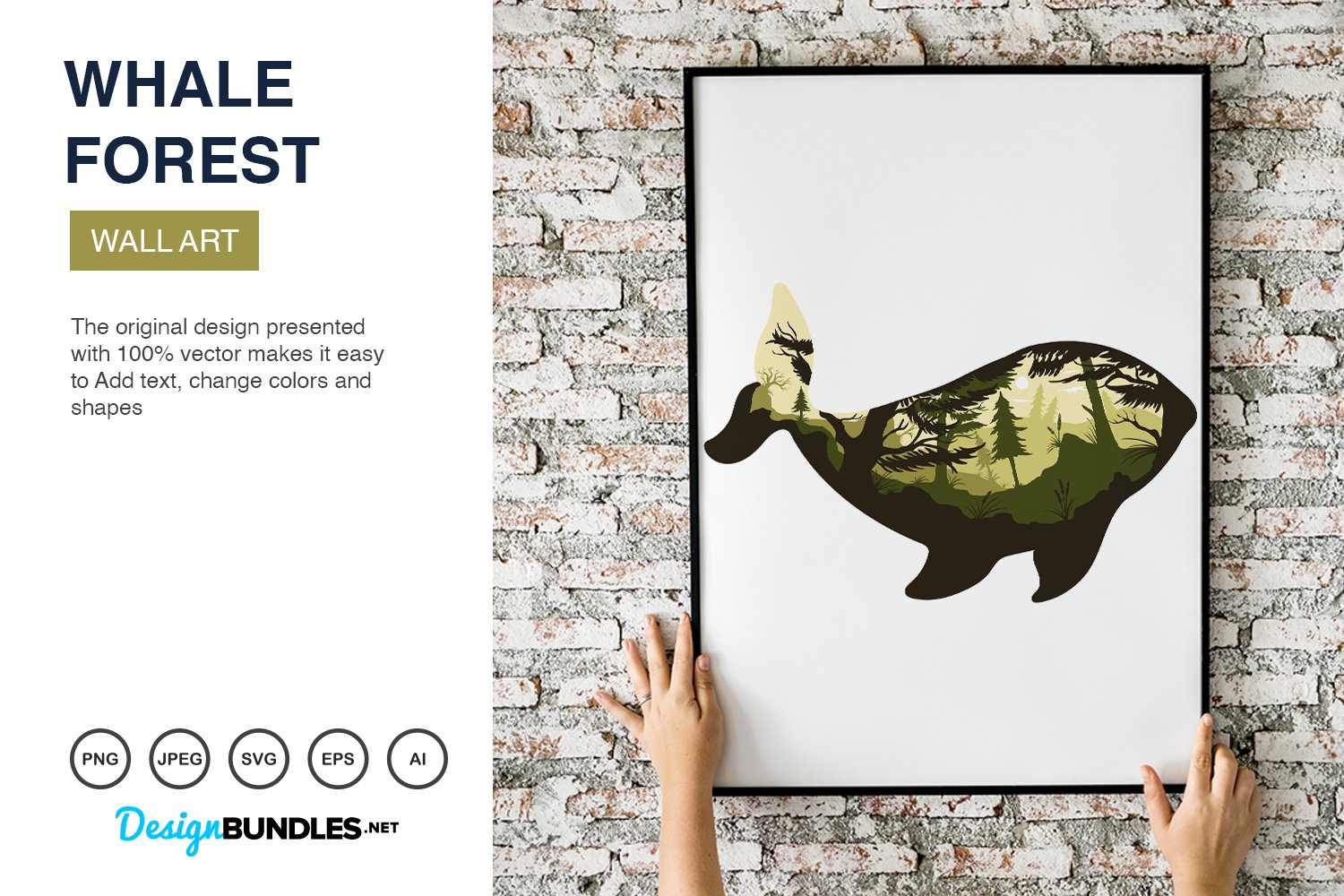 Whale Forest Illustrations