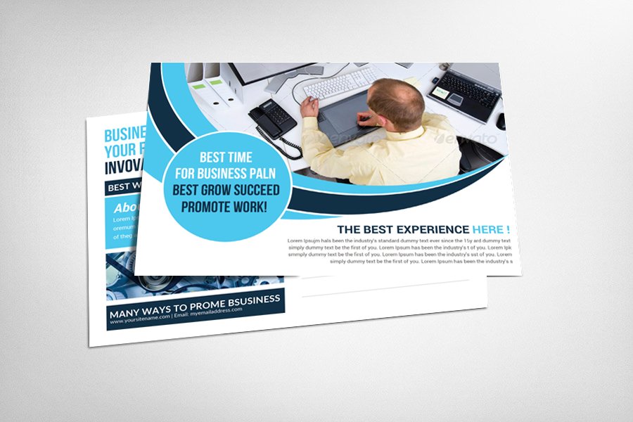 Computer Repair Postcard Template (459830) | Flyers | Design Bundles